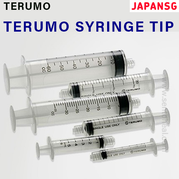 Terumo Syringes Luer Slip Tip/ Lock Tip/ Catheter-tip/ Luer Eccentric - 1cc - 50cc/ 1ml - 50ml ...