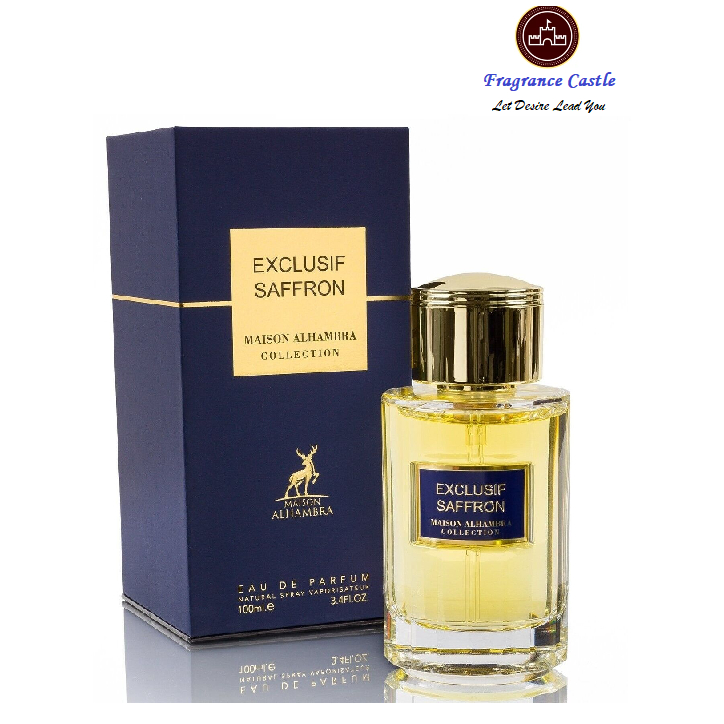 MAISON ALHAMBRA EXCLUSIF SAFFRON PERFUME FOR MEN AND WOMEN 100 ML EDP ...