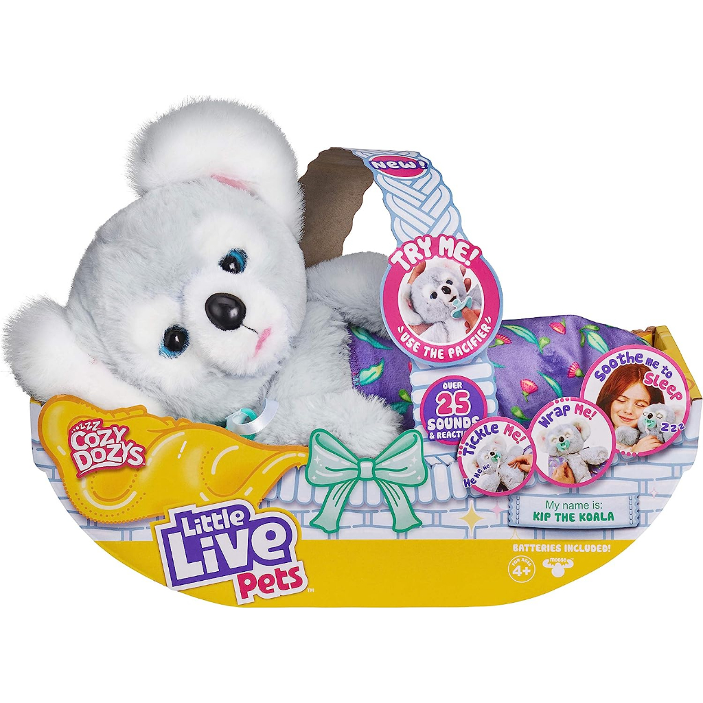 The Koala Bear Little Live Pets Cozy Dozy Kip Over 25 Sounds Reactions Interactive Bear | Shopee ...