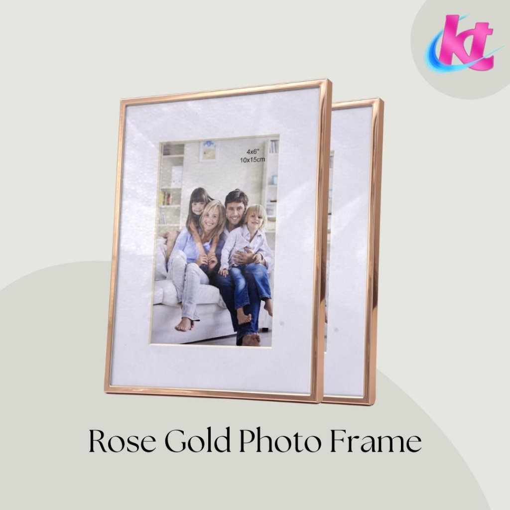 [NEW] Rose Gold Mat Board Aluminium Frame | Minimalistic Duo Size ...