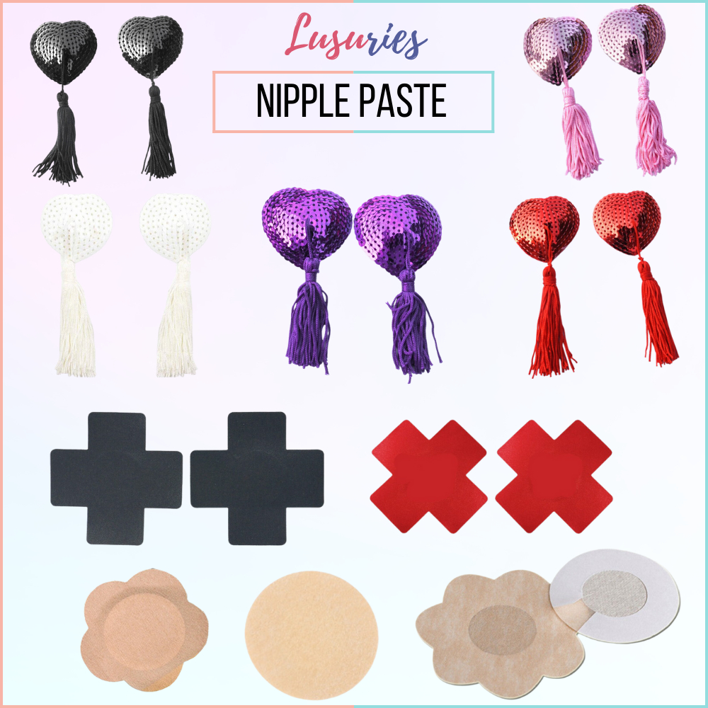LUSURIES Disposable Nipple Pads Unisex Seamless Nipple Cover Nipple ...