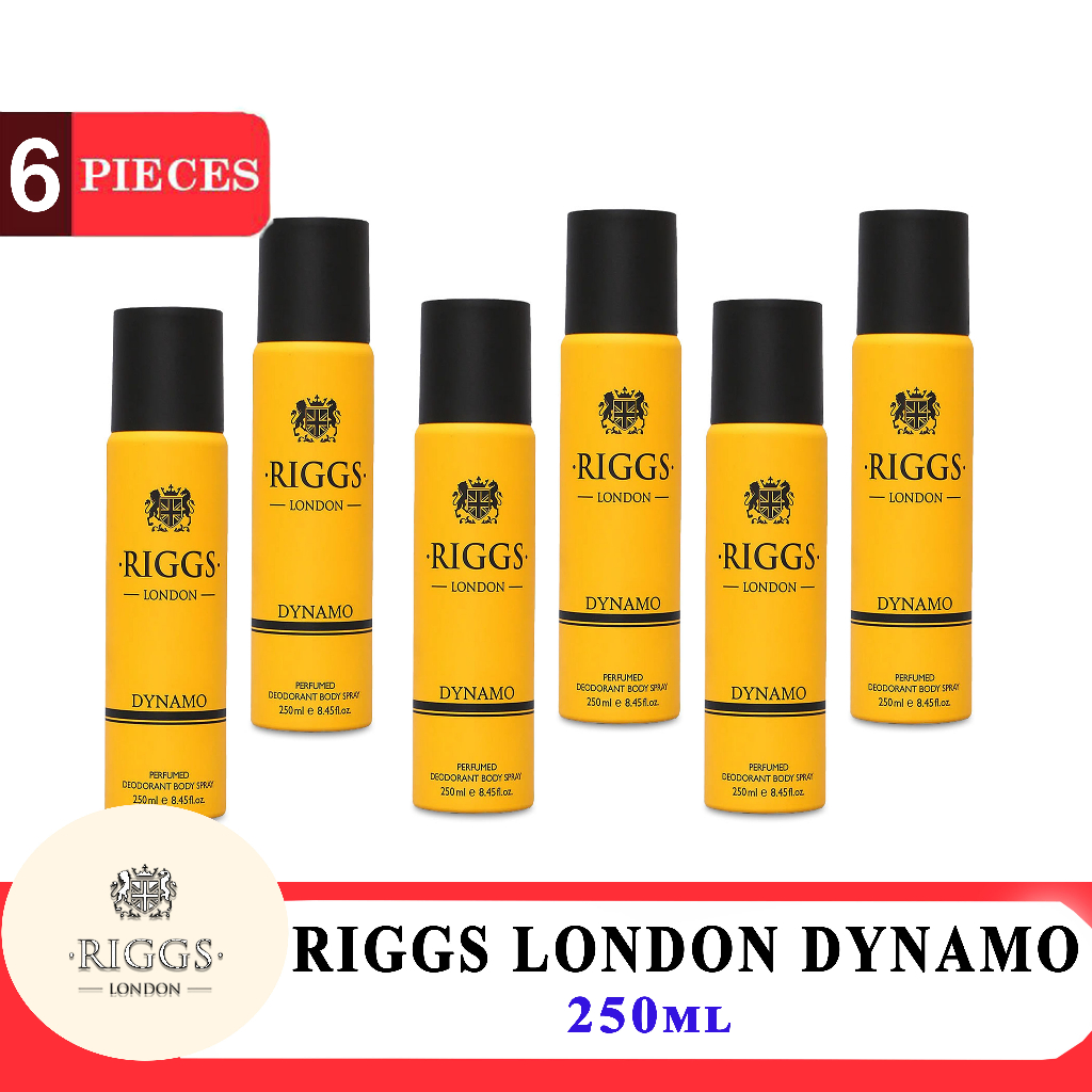 RIGGS London Dynamo Men Perfumed Deodorant Body Spray 250ml | Shopee ...