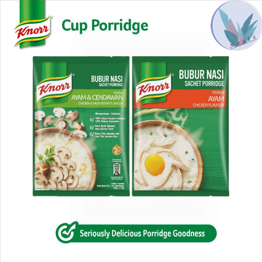 KNORR INSTANT PACKET/SACHETS PORRIDGE CHICKEN / CHICKEN & MUSHROOM ...