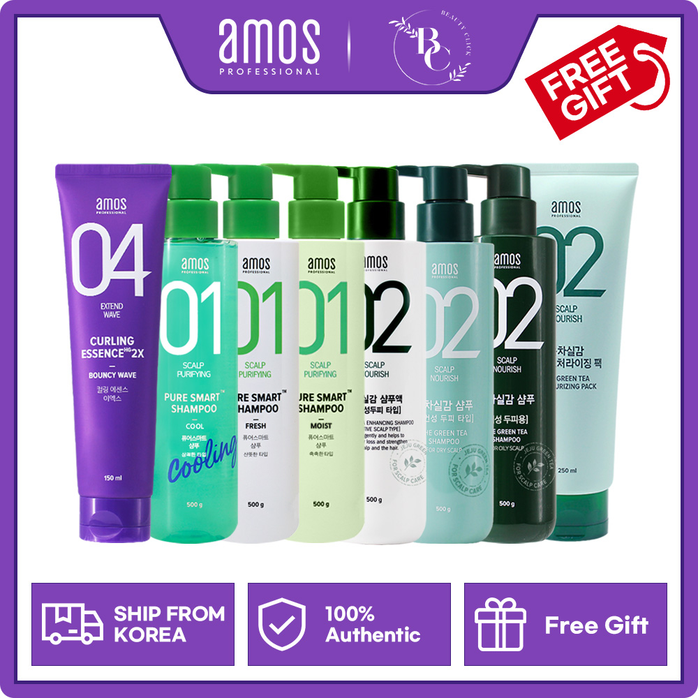 ⚠️SALE⚠️ [Amos Professional] Green Tea Shampoo / Pure Smart Shampoo ...