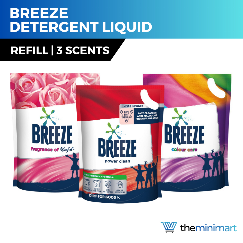 Breeze Concentrated Liquid Detergent Refill 1.5kg - Fragrance of ...