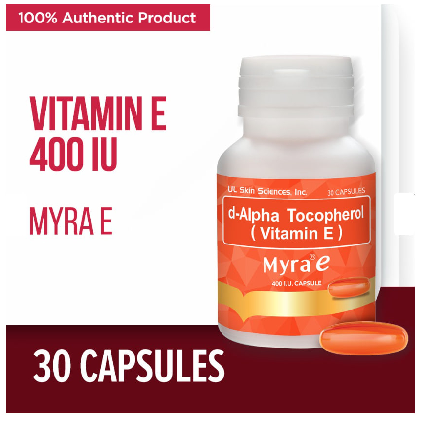 MYRA E, Myra E Vitamin E 400 IU X 30 Capsule | Shopee Singapore
