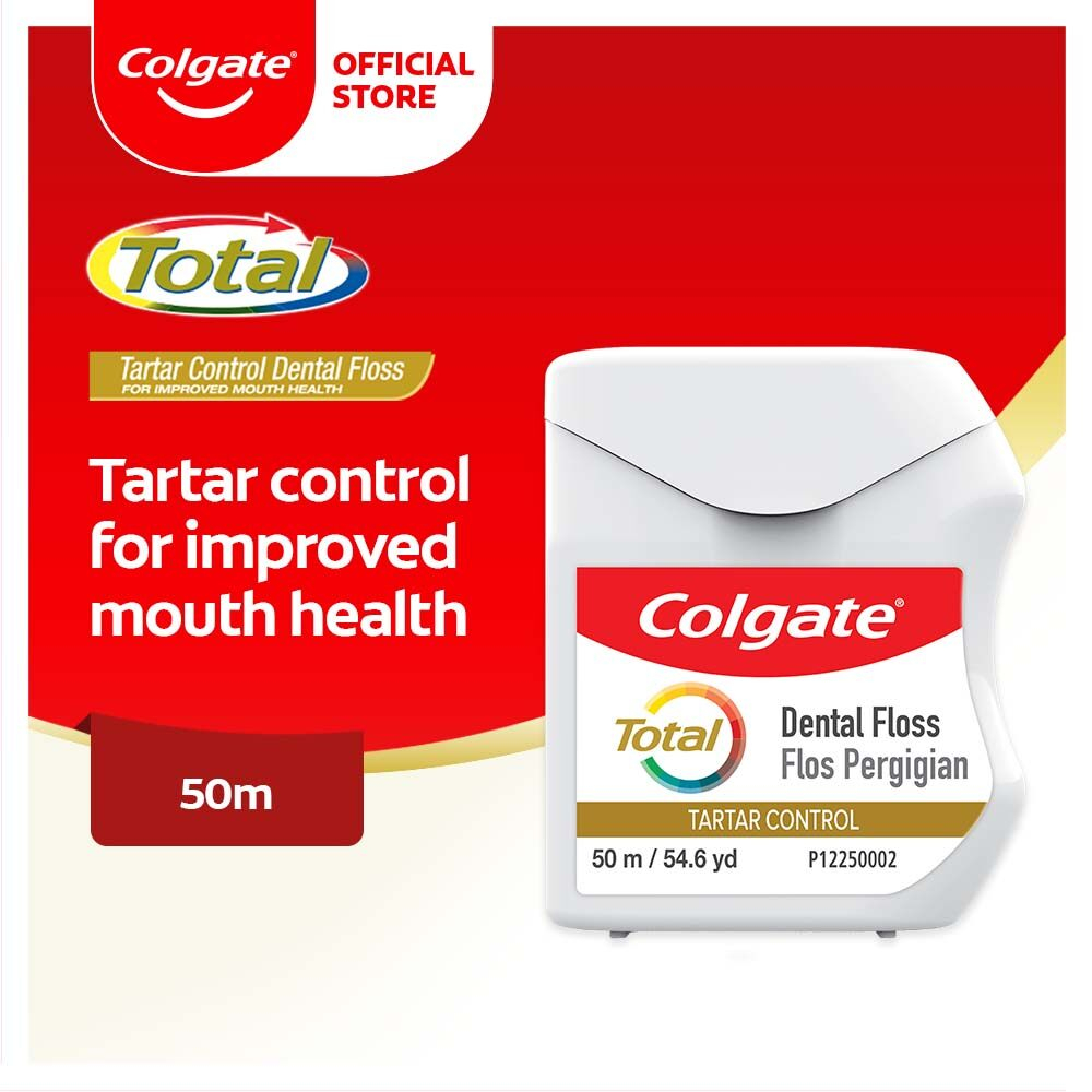 Colgate Dental Floss with Tartar Control (50m) | Shopee Singapore