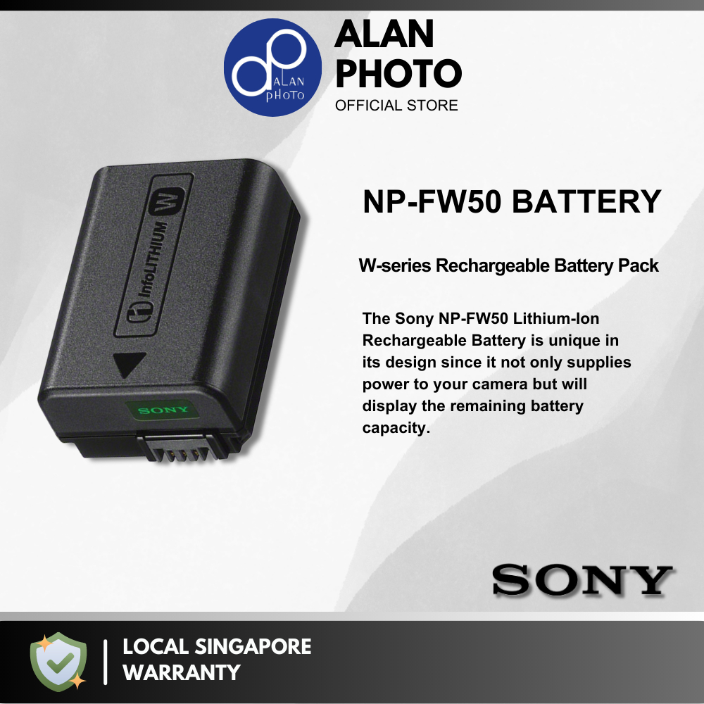[100% Sony Original Battery] Sony NP-FW50 & FW50 Lithium-Ion ...