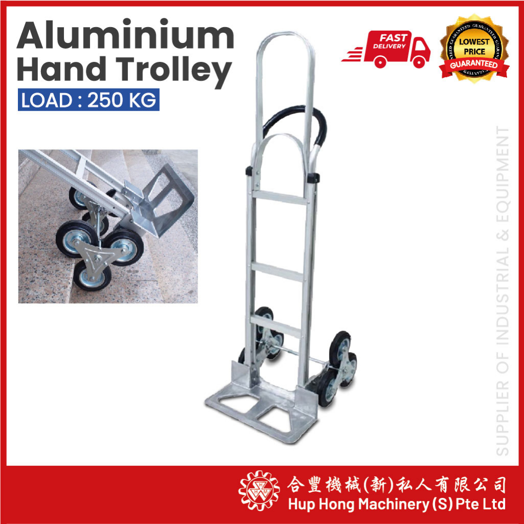 HS 33 Aluminium Three Wheels Stair Climbing Hand Trolley | Shopee Singapore
