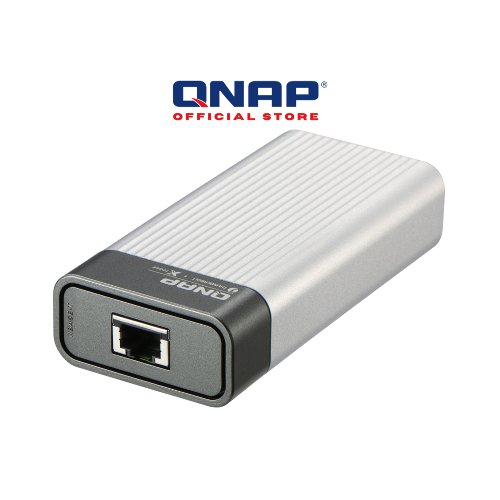 QNAP QNA-T310G1T Single port Thunderbolt3 to single port 10GbE NBASE-T ...