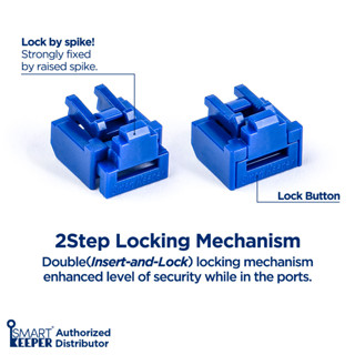 RJ45 Port Lock 10(LAN blocker 10 + Key 1, SMARTKEEPER ESSENTIAL ...