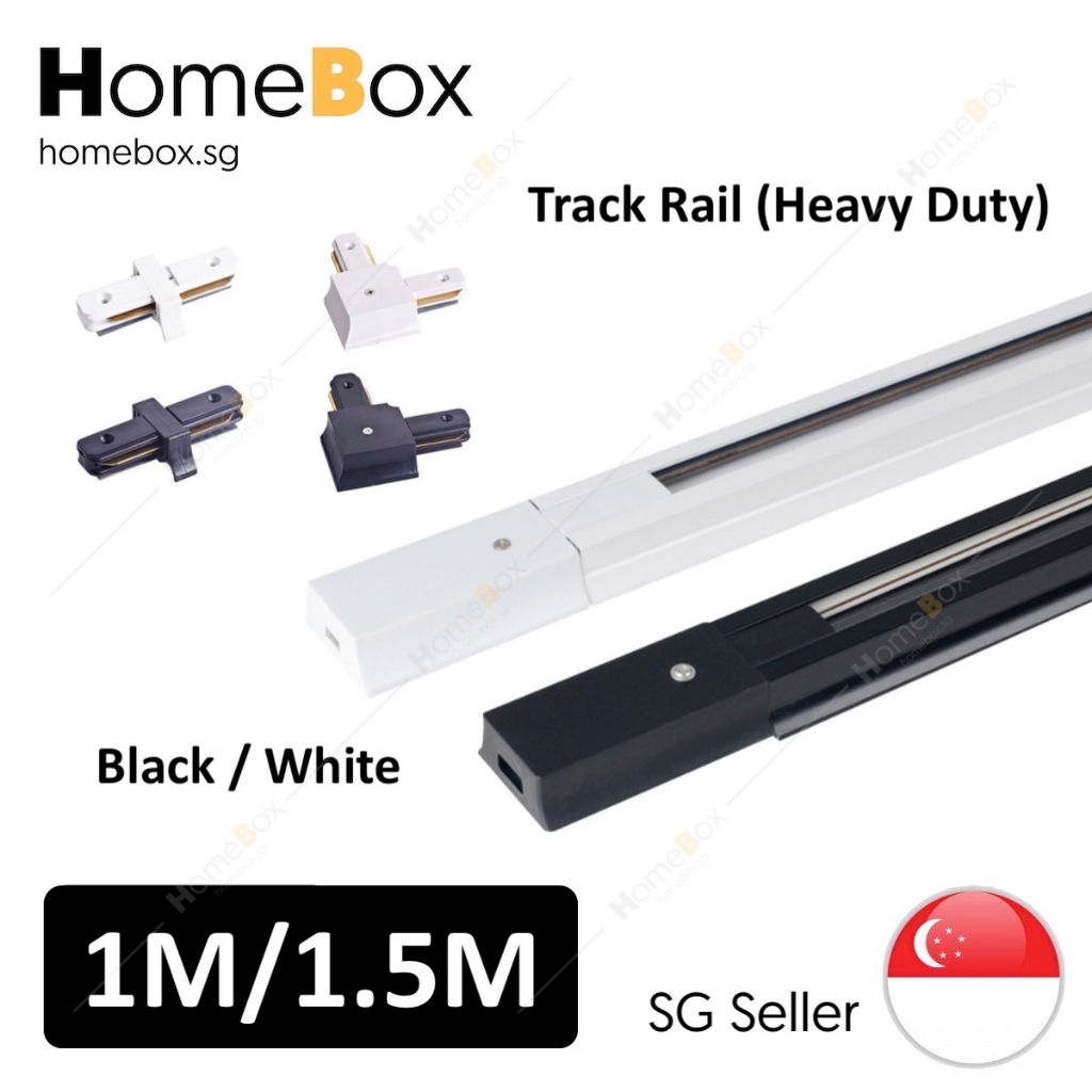 HomeBox 🇸🇬 [HEAVY DUTY] 1M/1.5M Track / Track Rail for LED Track Light ...