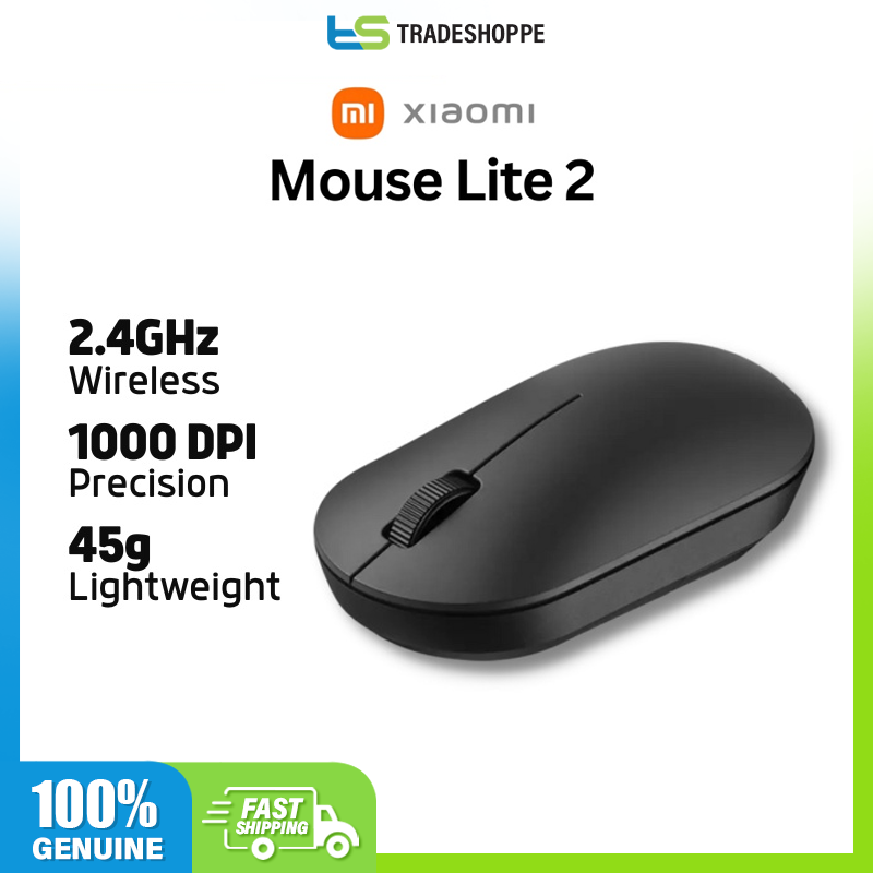 Xiaomi Mi Wireless Mouse Lite 2.4GHz 1000DPI Precision Sensor Light ...