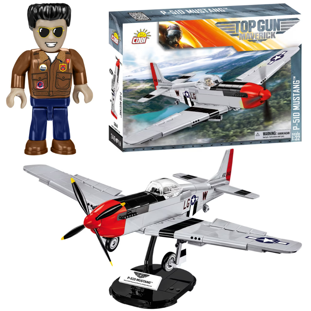 Cobi Top Gun North American P-51D Mustang Tom Cruise | Shopee Singapore