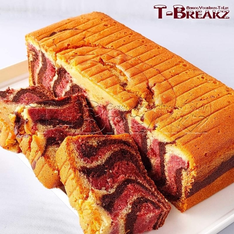 [Halal] Marble Dark Chocolate Cake | Muslim HBB | Kek Raya | Shopee ...