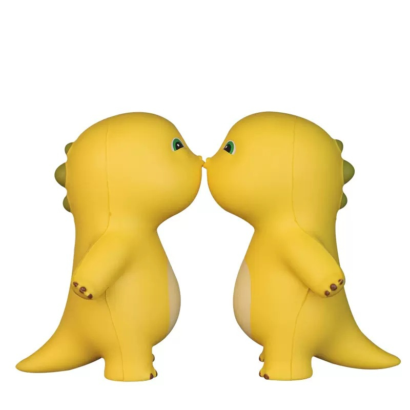 Stress Relief Dinosaur Toy Litt Milk Decompression Cute Girly Yellow ...
