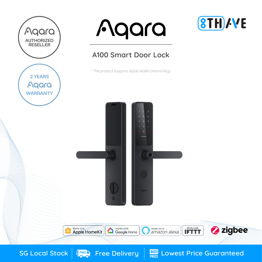 Aqara A100/D100/D200i Smart Door Lock | 2 Years Aqara Warranty | SG ...