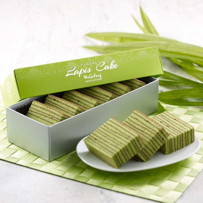 [WuGuFeng] S'PORE Lapis Cake Slice Pandan (6 slices)390g (ambient) 新加坡千 ...