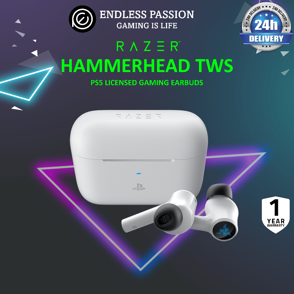 Razer Hammerhead Hyperspeed Wireless Multi Platform Gaming Earbuds For