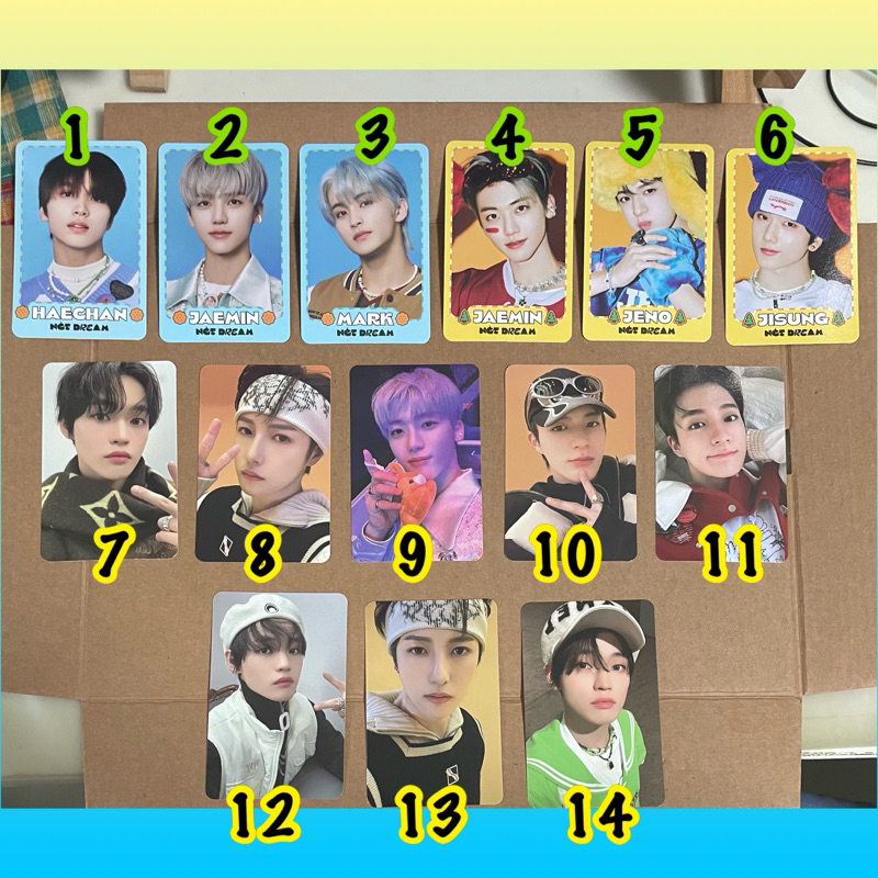 INSTOCK OFFICIAL NCT DREAM CANDY MD - RANDOM TRADING CARD VER A / B ...