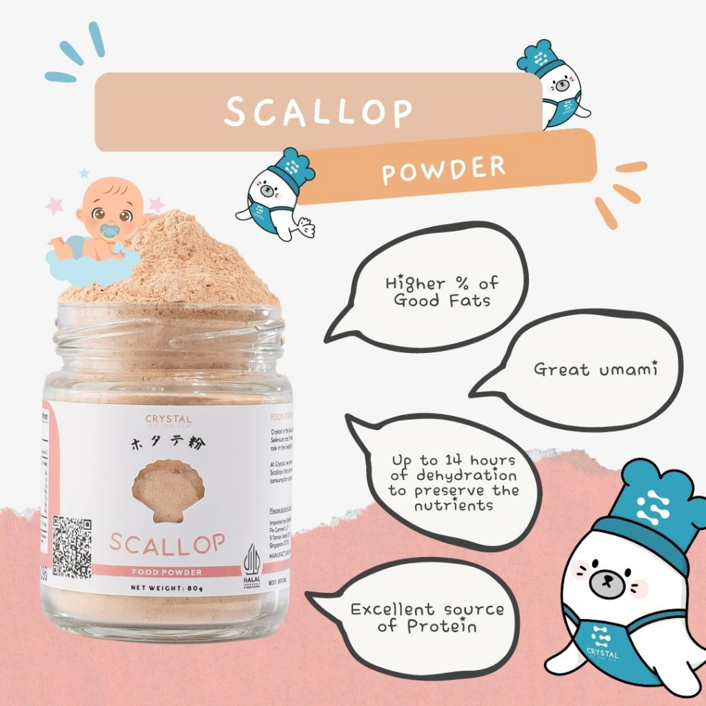 CrystalSeaSG - Premium Scallop Powder 20g - 12.90 | Shopee Singapore