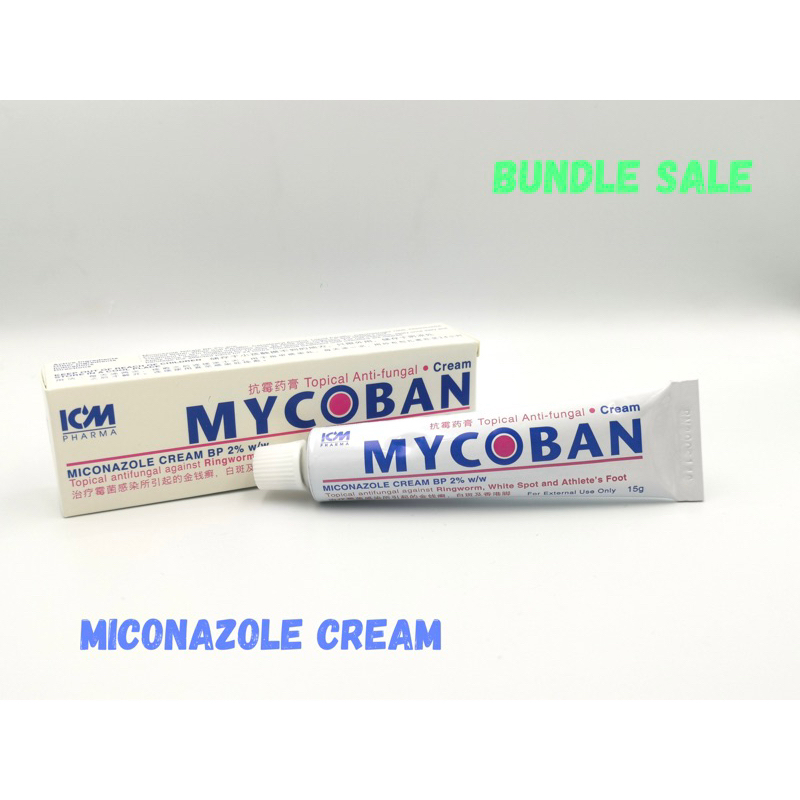 ICM Pharma Mycoban Anti-Fungal Cream 15g | Shopee Singapore