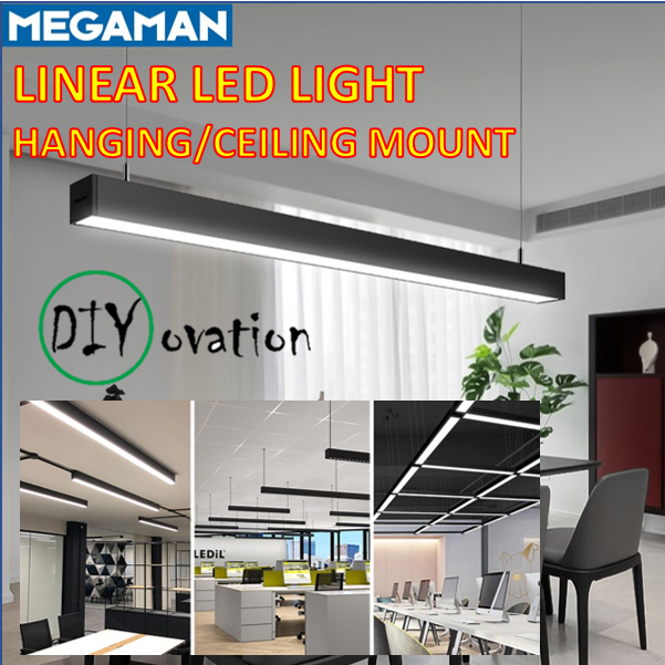 Megaman Linear LED Light/ Office. Kitchen, study room ceiling light ...
