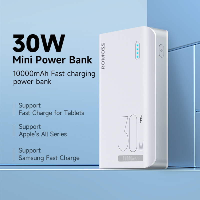 Romoss Sense 4S Pro 30W 10000 mAh Powebank Two-way Fast Charging ...