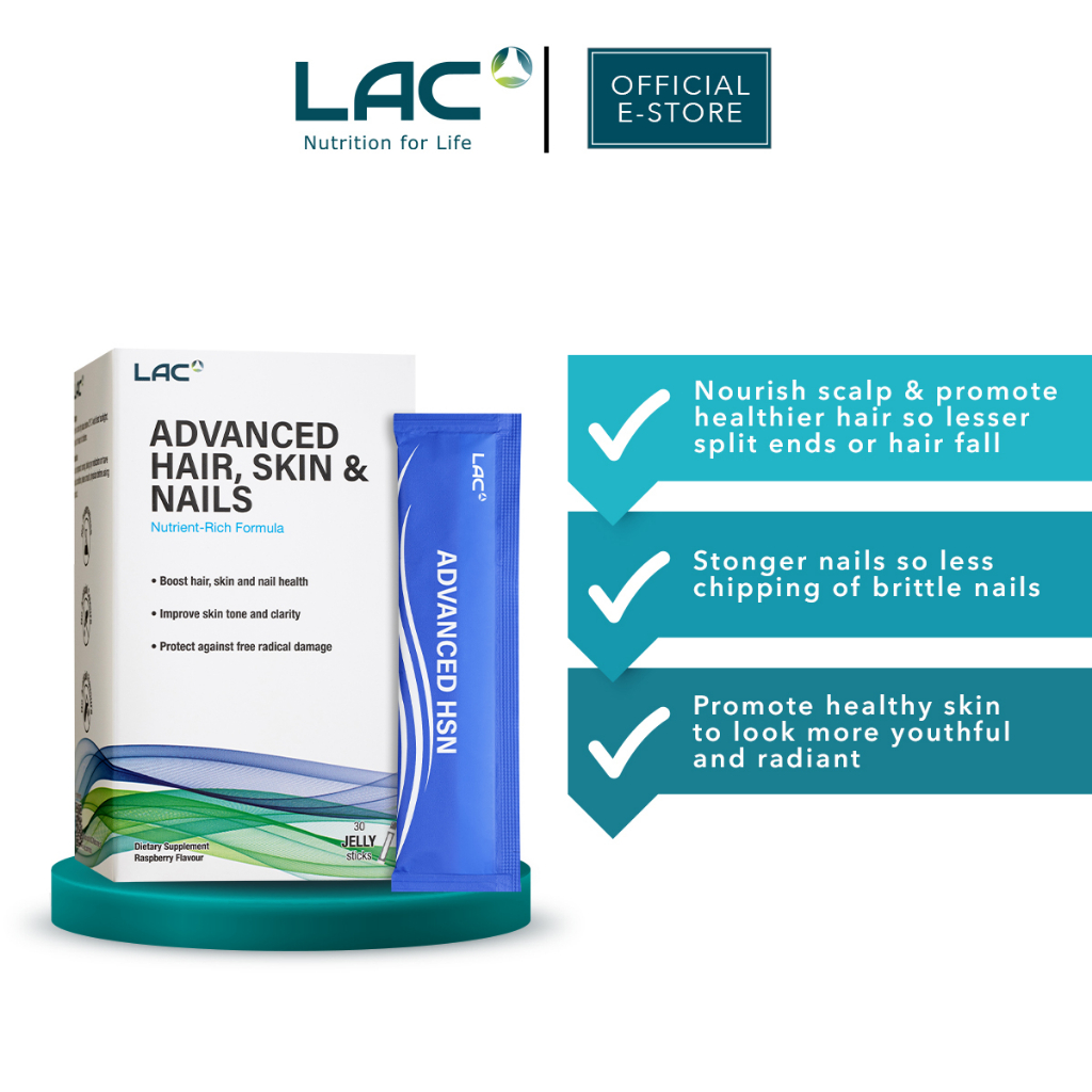 [LAC] Advanced Hair, Skin & Nails Formula (15g x 30 jelly sticks ...