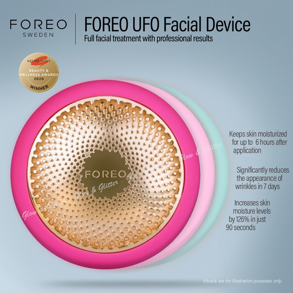 FOREO UFO Facial Device, LED Light, Heating Cooling, Compatible with ...