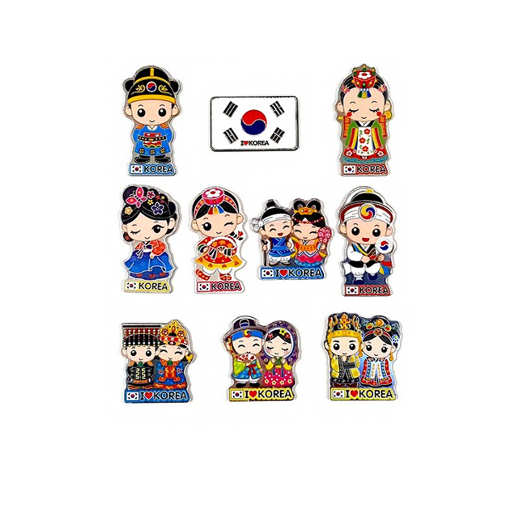 10PCS Korean Souvenir Traditional Fridge Magnets | Shopee Singapore