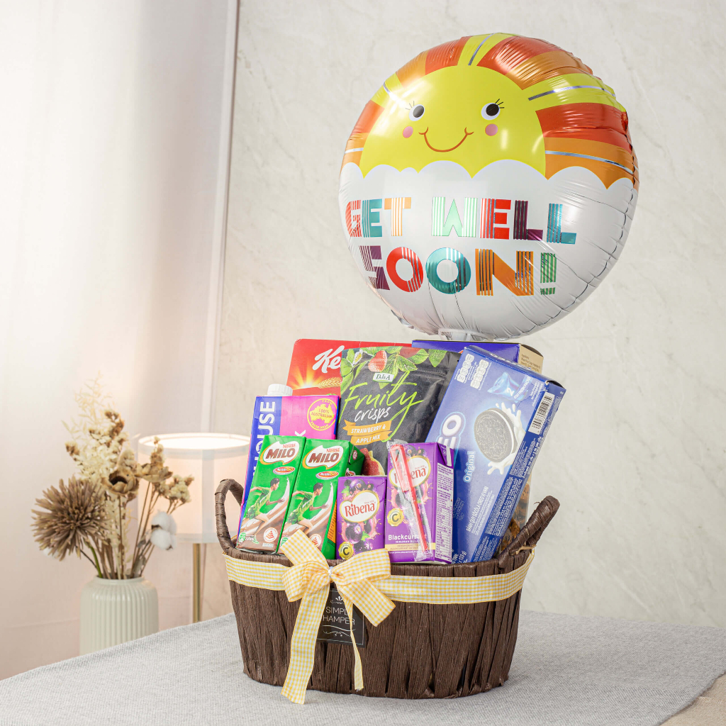 Simply Hamper Get Well Soon | Kids Wellness + Balloon : Delicious ...