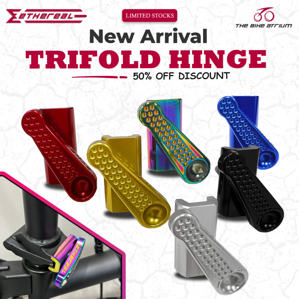 [50% OFF] Trifold Folding Hinge Clamp Knob - For trifold bikes such as ...