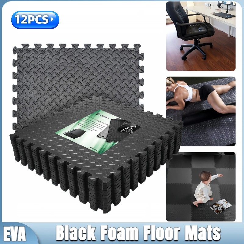 【Fast Delivery】EVA Puzzle Foam Mat,Home Gym Floor Foam Floor Mats ...