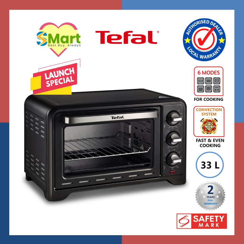 Tefal 33L Optimo Oven with Turnspit [OF464E] | Shopee Singapore
