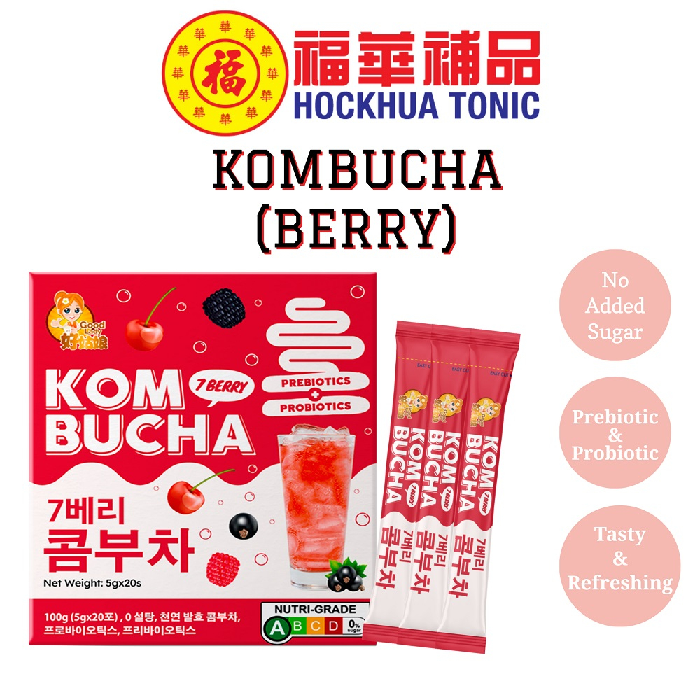 [Good Lady] Kombucha Berry 5g x 20 Stick | Shopee Singapore