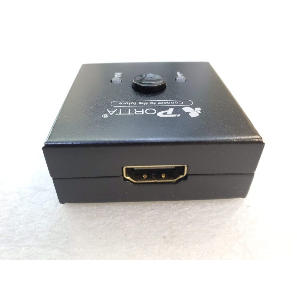 Portta 4K HDMI Switch 2-Ports HDMI Splitter Bi-Direction Switcher Box ...