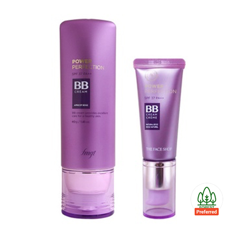 [The Face Shop] Power Perfection BB Cream SPF37/PA++ [40g/20g] | Shopee ...