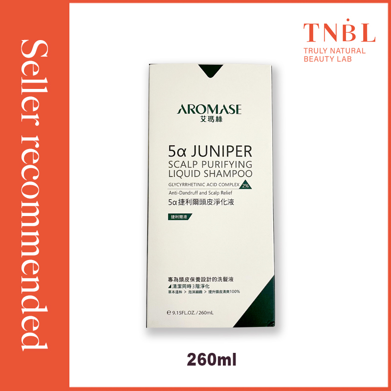 Aromase 5α Juniper scalp purifying Liquid shampoo 2% 260ml/thickening essential shampoo 400ml ...