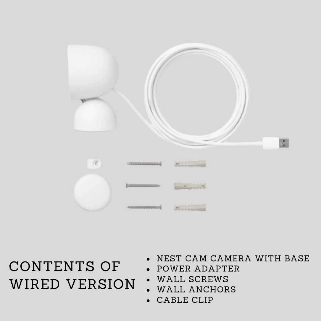 Google Nest Cam Indoor Outdoor Video Security WiFi IP Camera (Battery ...