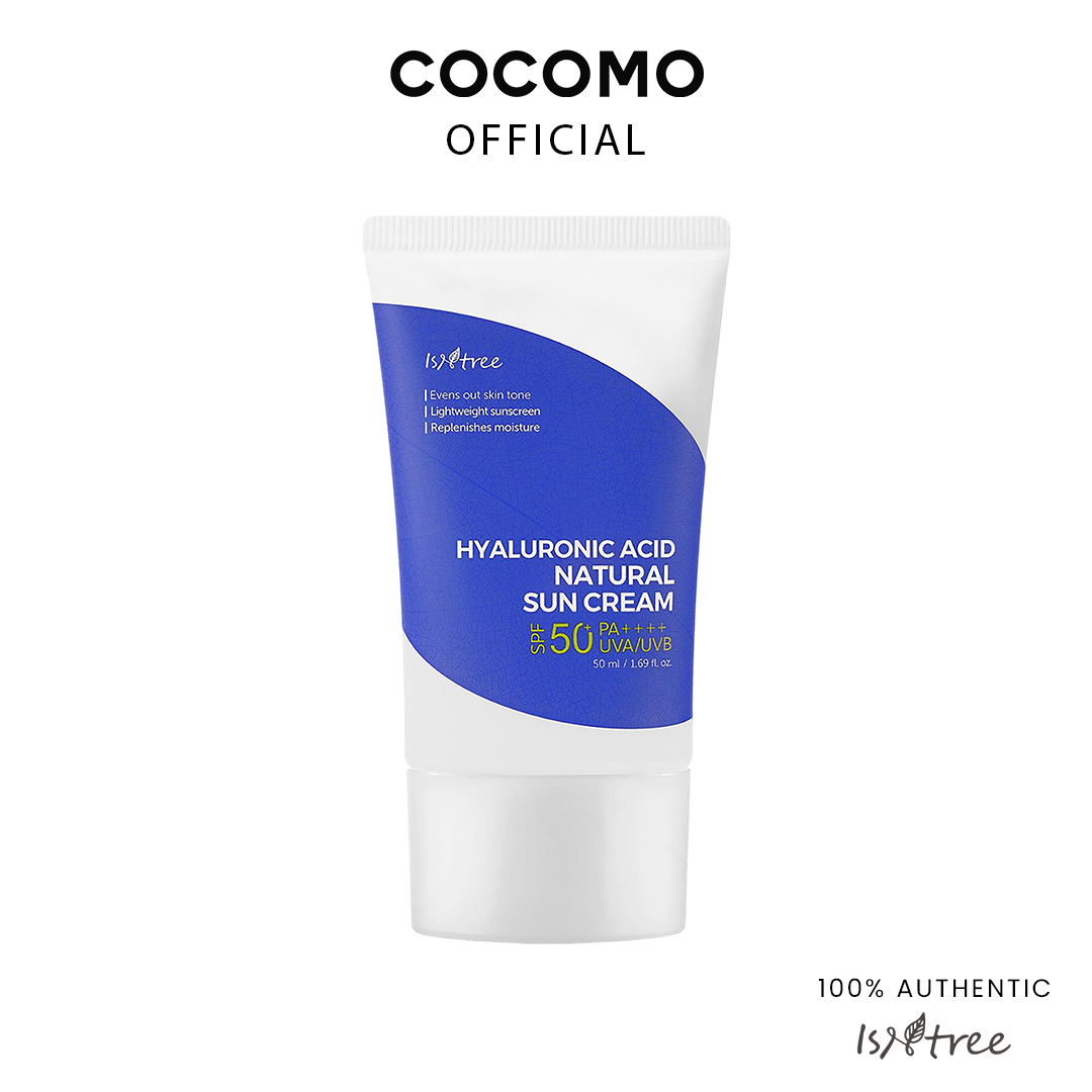 (ISNTREE) Hyaluronic Acid Natural Sun Cream SPF 50+ PA++++ 50ml ...