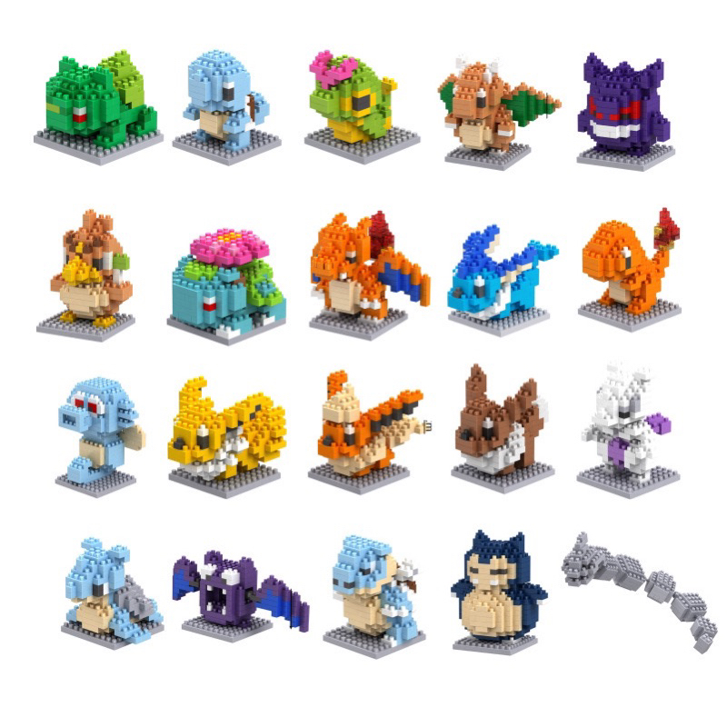 [SG] Pokemon Nano Building Blocks Puzzle Bricks Micro Block Christmas ...