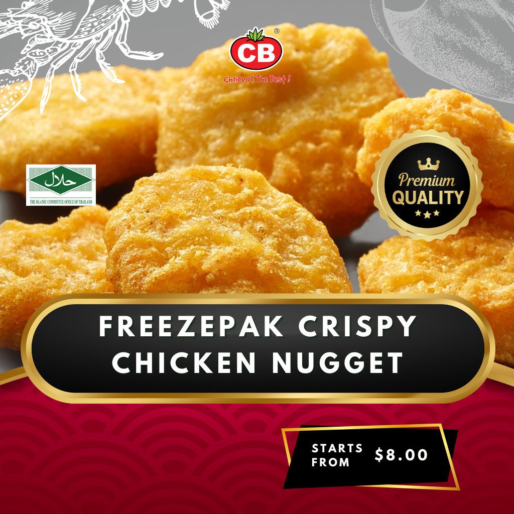 [CB] FreezePak Crispy Chicken Nugget - 1kg | Fried Food | Finger Food ...