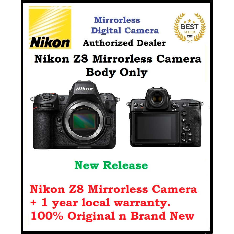 Nikon Z8 Mirrorless Camera (Body) + 1 Year Nikon Singapore Warranty ...