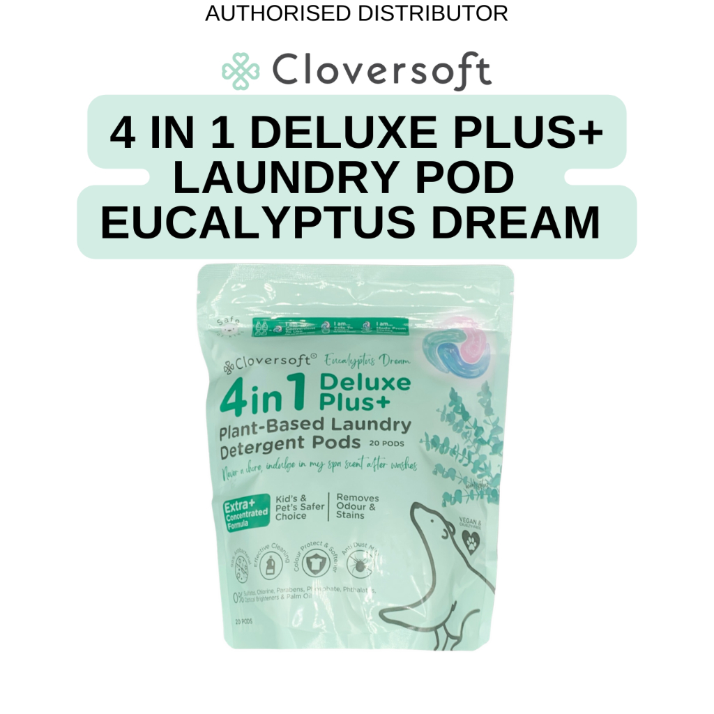 Cloversoft 4 In 1 Deluxe Plus + Laundry Pod, Eucalyptus Dream ...