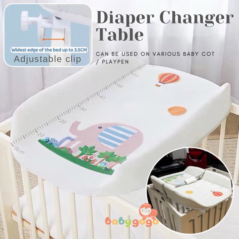 Baby Portable Diaper Changing Board for Cots Cribs Playpen | Shopee ...