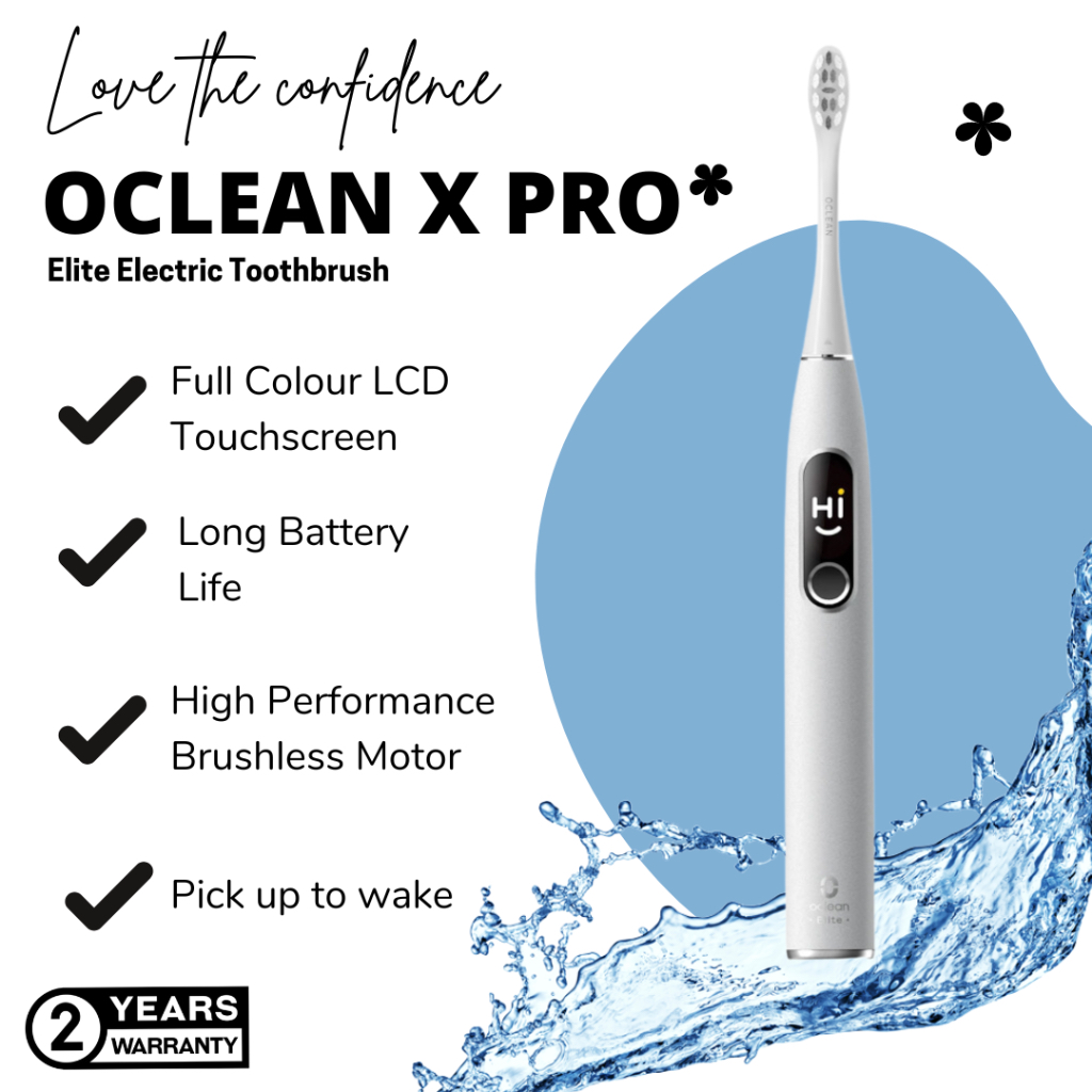 Oclean X Pro Elite AI Smart Sonic Toothbrush | Auto Wake Up Ultra Quiet ...