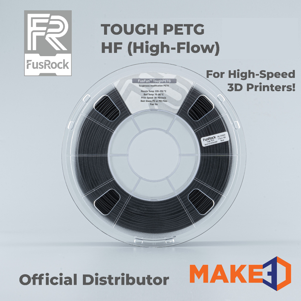 [Local Stock] FusRock Tough PETG-HF 1.75mm 1kg 3D Printing Filament ...