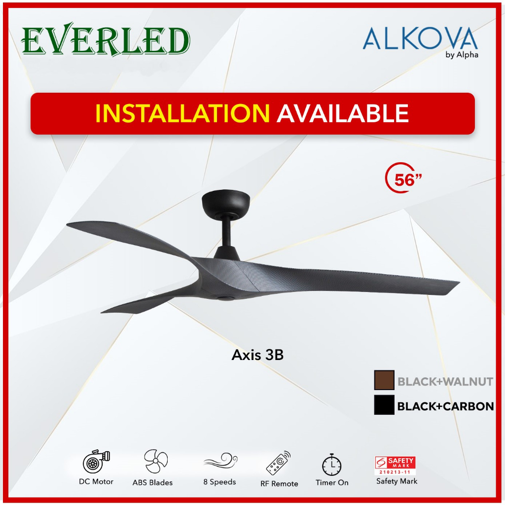 [Installation Available] ALPHA Axis 3B 56" (with Remote) | Shopee Singapore