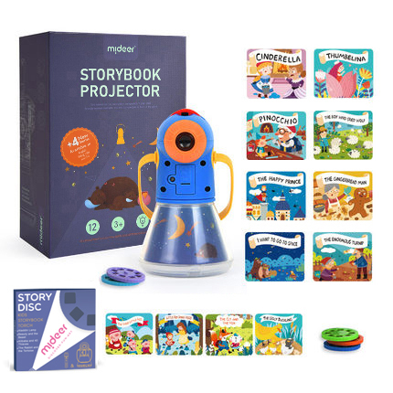 Mideer Kids Story Book Projector Torch Light | Shopee Singapore